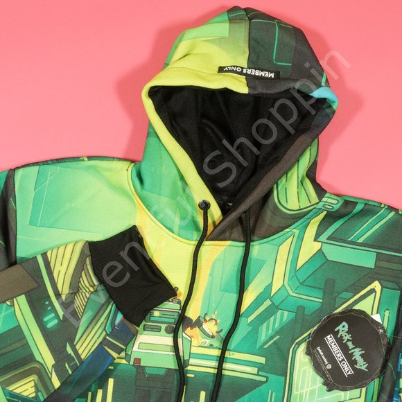Members Only | Sweaters | Members Only X Rick Morty Adult Swim Pullover ...